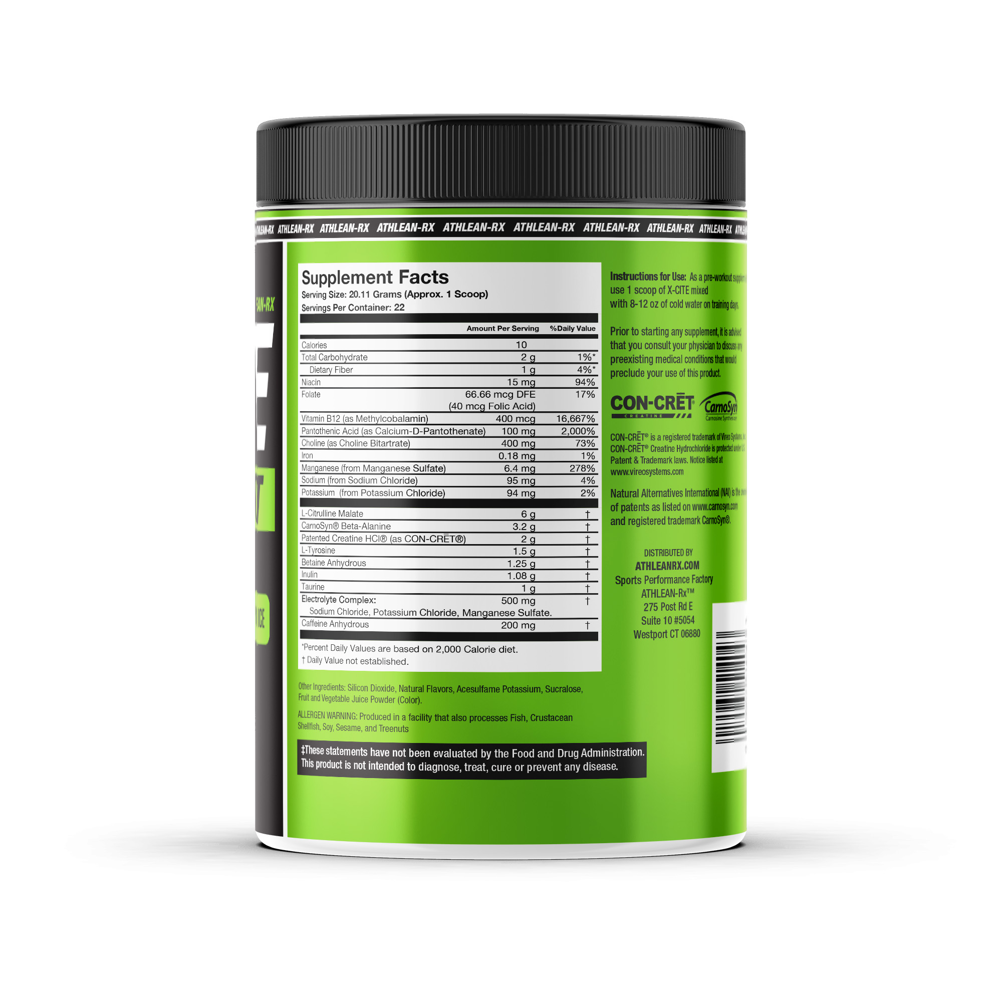 X-CITE | The Ultimate Pre-Workout Supplement | ATHLEAN-RX